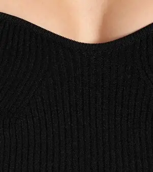 Khaite Maddy Ribbed-knit Top