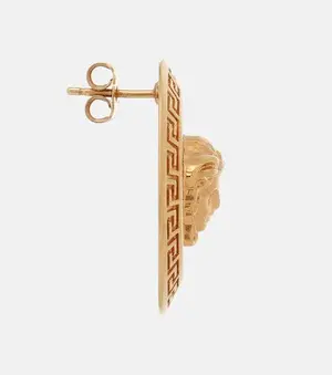 Versace Tribute Medusa Stud Earrings - Gold