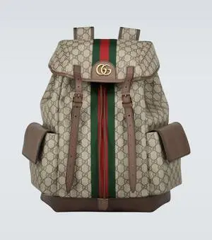 Gucci Ophidia Gg Medium Backpack - Brown