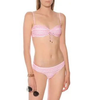 Heidi Klein Buenos Aires Printed Bandeau Bikini Top