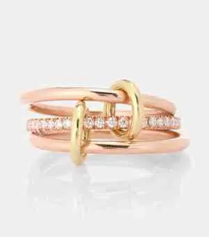 SPINELLI KILCOLLIN Sonny Gold 18kt Gold And Diamond Ring - Pink