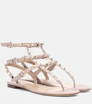 Valentino Garavani Rockstud Leather Sandals