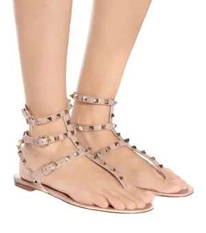 Valentino Garavani Rockstud Leather Sandals