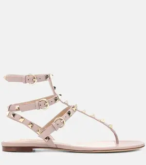 Valentino Garavani Rockstud Leather Sandals