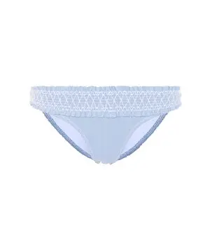 Heidi Klein Cassis Smocked Bikini Bottom - Blue