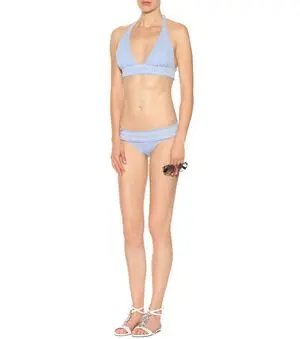 Heidi Klein Cassis Smocked Bikini Bottom