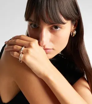 SPINELLI KILCOLLIN Orion Sterling And 18kt Gold Linked Rings