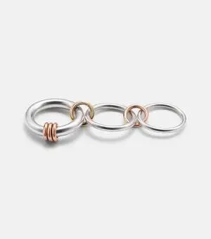 SPINELLI KILCOLLIN Orion Sterling And 18kt Gold Linked Rings