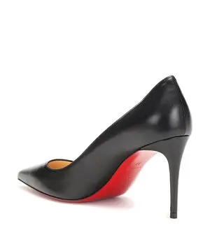CHRISTIAN LOUBOUTIN Kate 85 Leather Pumps - Black