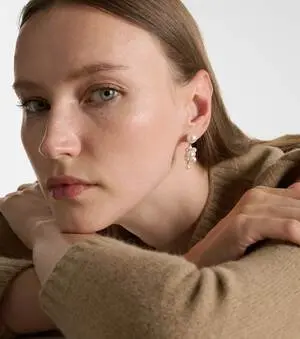 Sophie Bille Brahe 14kt Yellow Gold Pearl Earrings - White