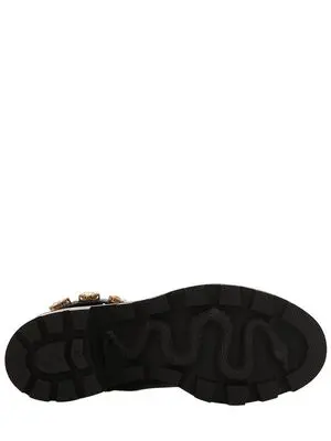 Gucci 40mm Embellished Leather Boots