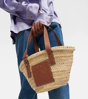 Loewe Small Basket Tote - Neutrals
