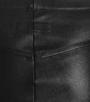 Stouls Jp Twenty Slim Leather Pants - Black