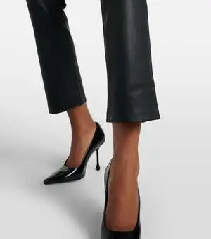 Stouls Jp Twenty Slim Leather Pants - Black
