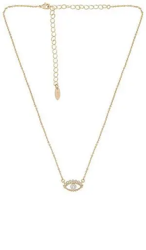 Ettika Evil Eye Pendant Necklace - Gold