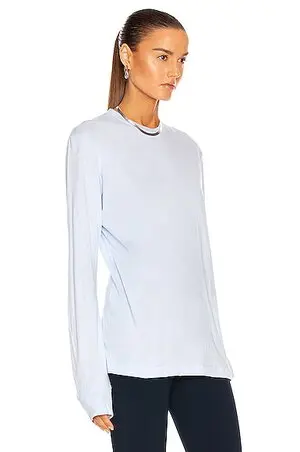 Wardrobe.NYC Long Sleeve Tee In Gray