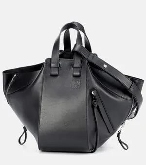 Loewe Hammock Small Leather Bag - Black