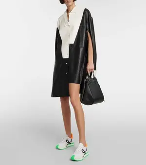 Loewe Hammock Small Leather Bag - Black