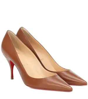 CHRISTIAN LOUBOUTIN Clare 80 Leather Pumps
