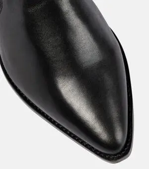 Isabel Marant Étoile Denvee Leather Knee-high Boots - Black