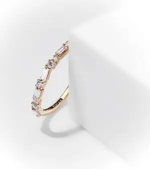 SUZANNE KALAN 18kt Yellow Diamond Ring