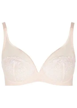 Simone Perele Délice Blush Underwired Lace Bra - Light Pink