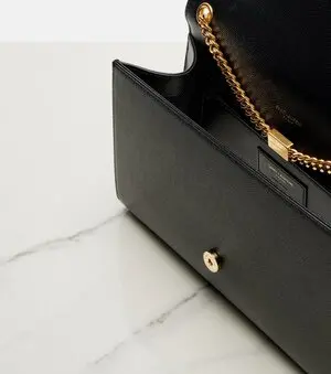 Saint Laurent Kate Medium Leather Shoulder Bag - Black
