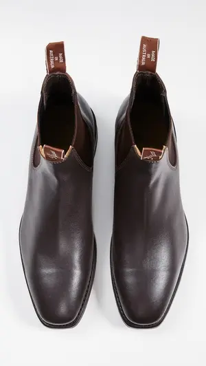 R.m. Williams Classic Leather Chelsea Boots - Chestnut