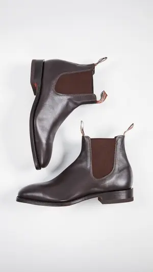 R.m. Williams Classic Leather Chelsea Boots - Chestnut