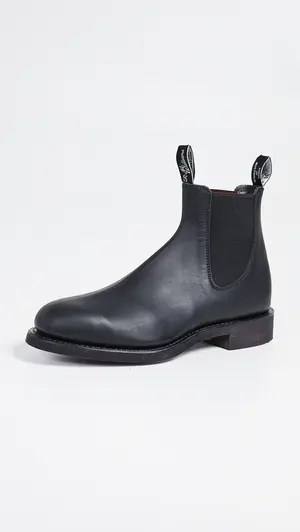 R.m. Williams Gardner Leather Chelsea Boots - Black