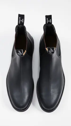 R.m. Williams Gardner Leather Chelsea Boots - Black