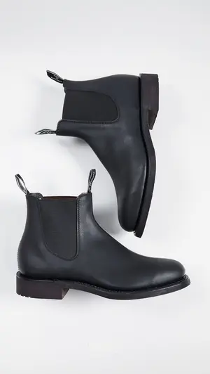 R.m. Williams Gardner Leather Chelsea Boots - Black