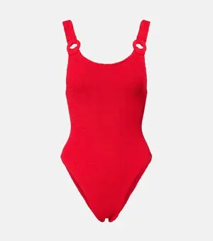 Hunza G Domino Swimsuit - Red