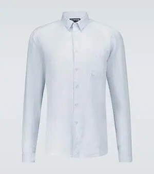 Vilebrequin Caroubis Linen Shirt - Blue