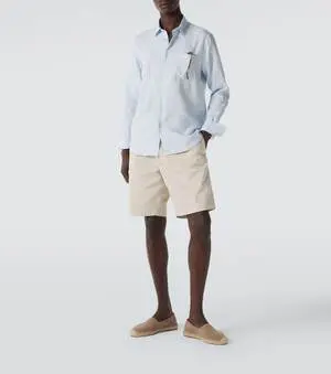 Vilebrequin Caroubis Linen Shirt - Blue