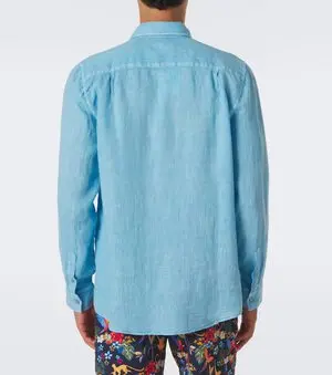 Vilebrequin Caroubis Linen Shirt - Blue