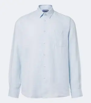 Vilebrequin Caroubis Linen Shirt - Blue