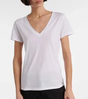 Vince Cotton-jersey T-shirt - White
