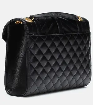 Saint Laurent Envelope Medium Shoulder Bag - Black