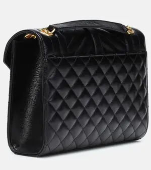 Saint Laurent Envelope Medium Shoulder Bag - Black