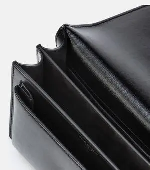 Saint Laurent Sunset Medium Leather Shoulder Bag - Black