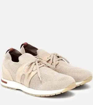 Loro Piana 360 Flexy Walk Sneakers - Beige
