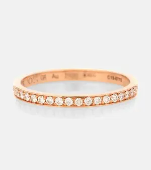 REPOSSI Berbere Xs 18kt Rose Ring With Diamonds - Gold