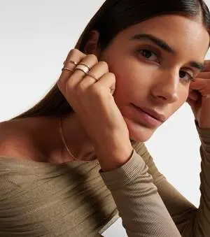 REPOSSI Berbere Xs 18kt Rose Diamond Ring - Gold