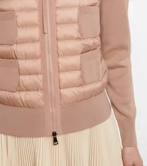 Moncler Down And Wool Jacket