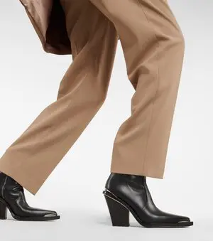 THE FRANKIE SHOP Bea High-rise Pants - Brown