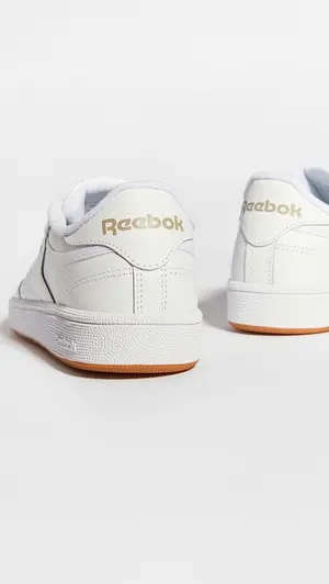 REEBOK Club C 85 Classic Lace Up Sneakers - White/light Grey
