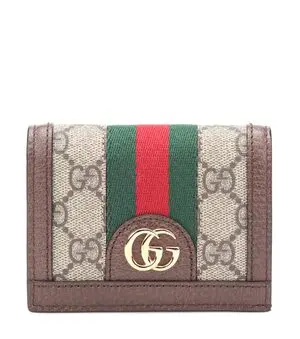 Gucci Gucci Ophidia GG Leather Wallet Brown