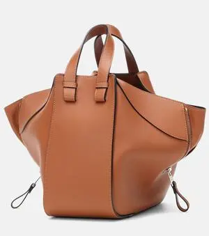 Loewe Hammock Small Leather Top-handle Bag - Brown
