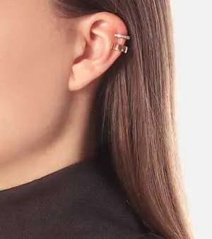 REPOSSI Berbere Module 18-kt Rose Ear Cuff With Diamonds
